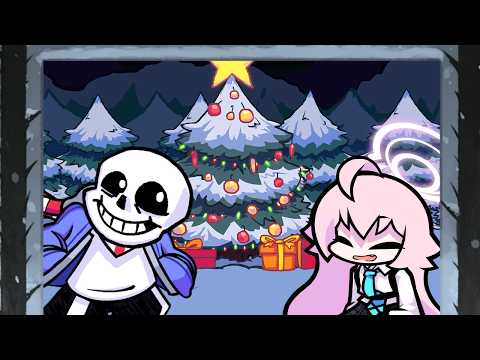 FNF SNOWED IN - SANS VS. HOSHINO [FNF X UNDERTALE X BLUE ARCHIVE]