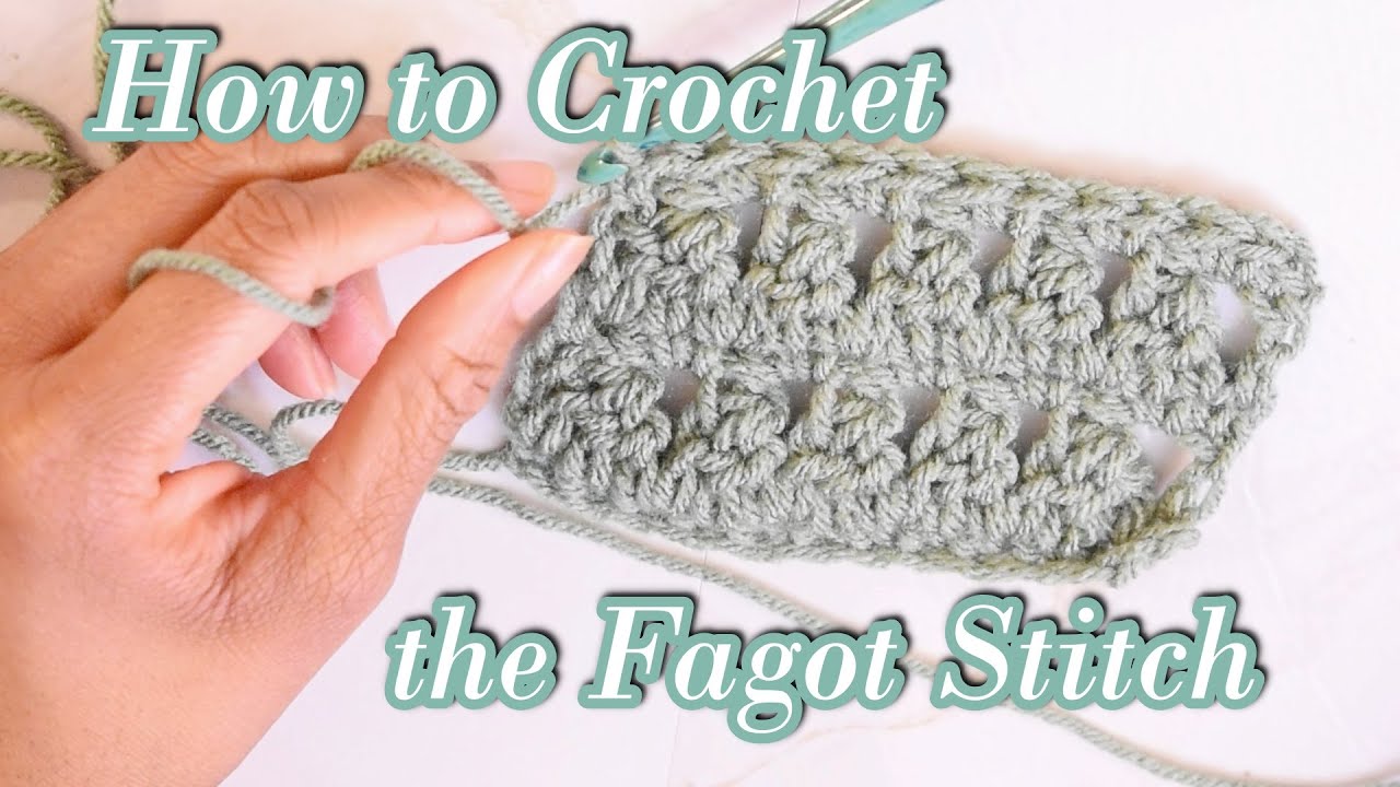 How to Crochet the Fagot Stitch - YouTube