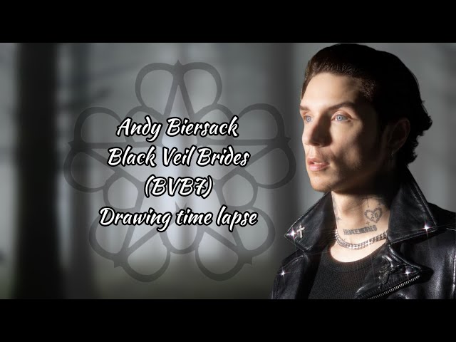 Dibujo De Andy De Black Veil Brides Pegatinas: Andy Biersack Black
