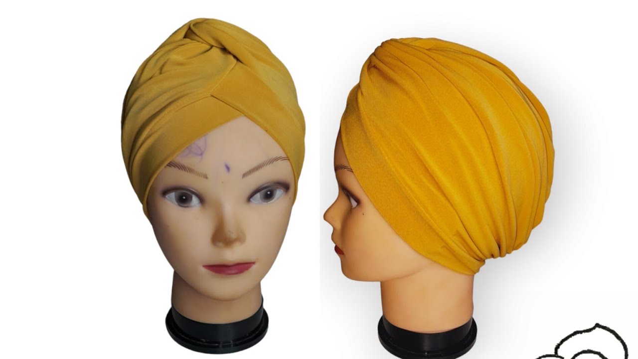 HOW TO SEW TWUSTED TURBAN HAT|easy way full tutorials#sewing #turban# ...