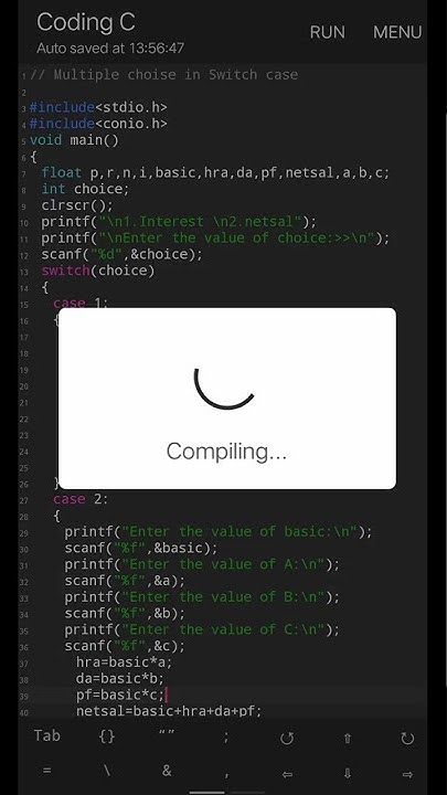Multiple examples project in c language 💻 // c language projects #conding #c language - YouTube