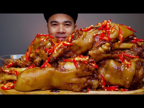 SPICY BRAISED PIG´S FEET | Mukbang Asmr