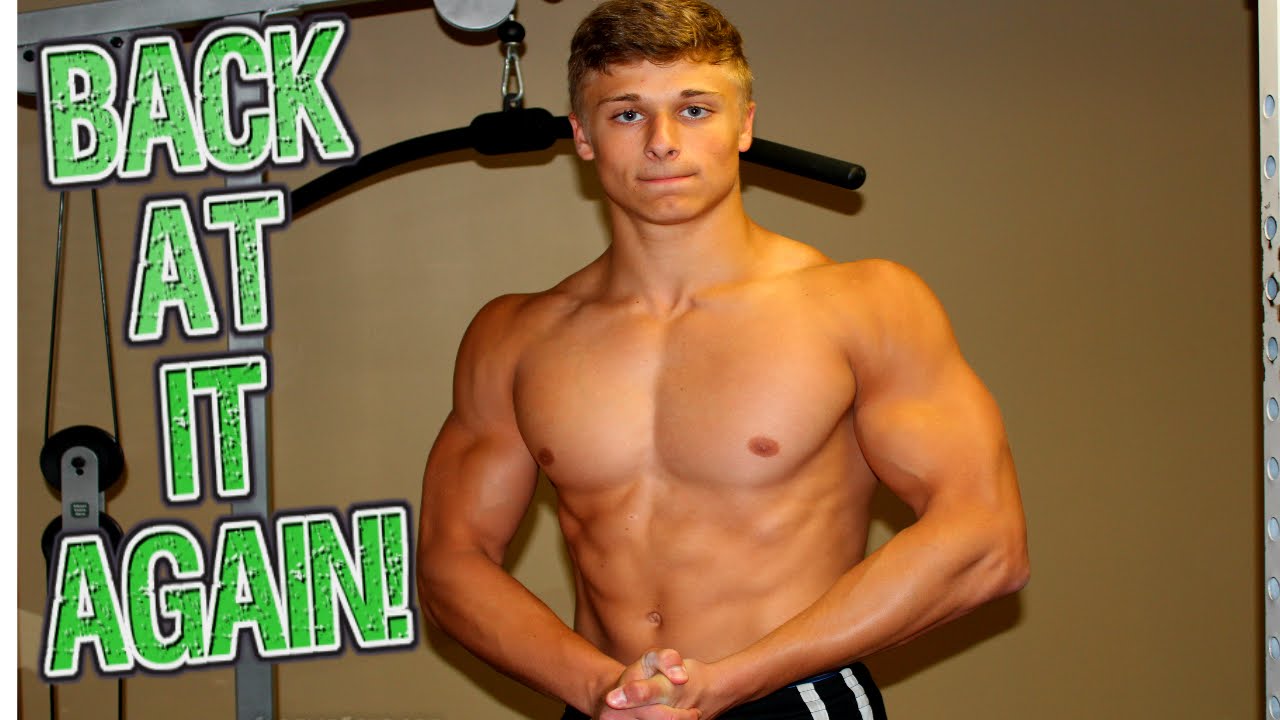 Back At It Again Chest And Back Day 16 Year Old Bodybuilder Youtube