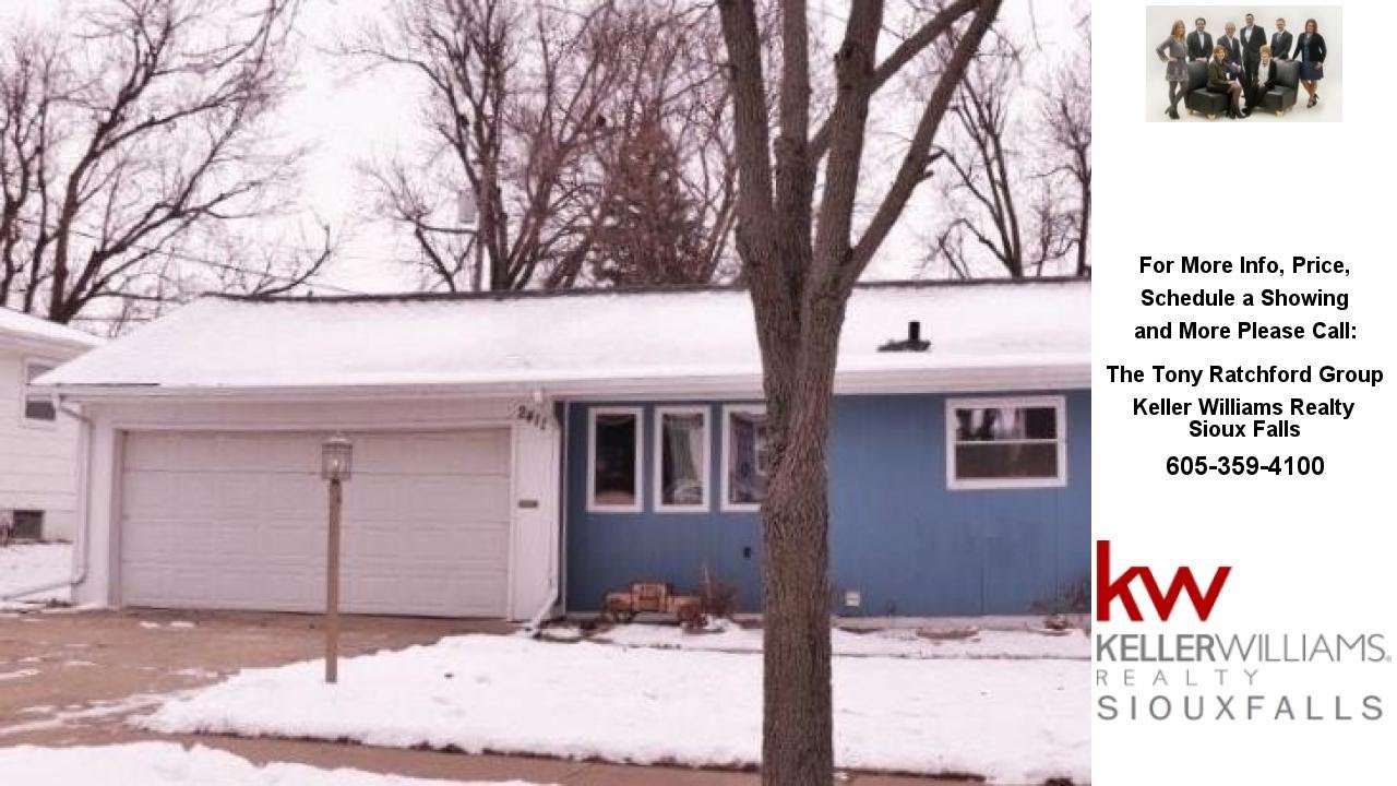 2411 E 17th St, Sioux Falls, SD Presented by The Tony Ratchford Group ...