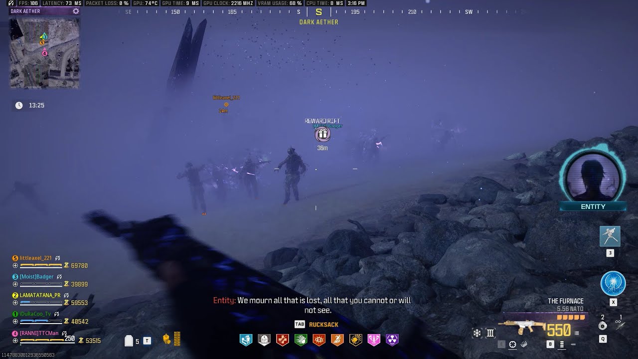 COD MW3 2023 Zombies Gameplay: Second Dark Aether Rift Gameplay (Season ...