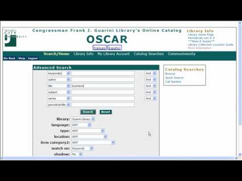 How to Search for Books by Author/Title - YouTube