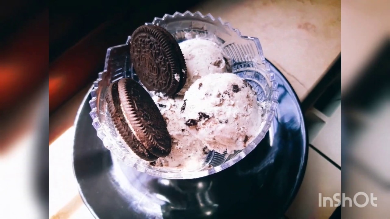 Ice cream Oreo Gelato Oreo Solo 3 ingredienti Senza Gelatiera (akullore ...