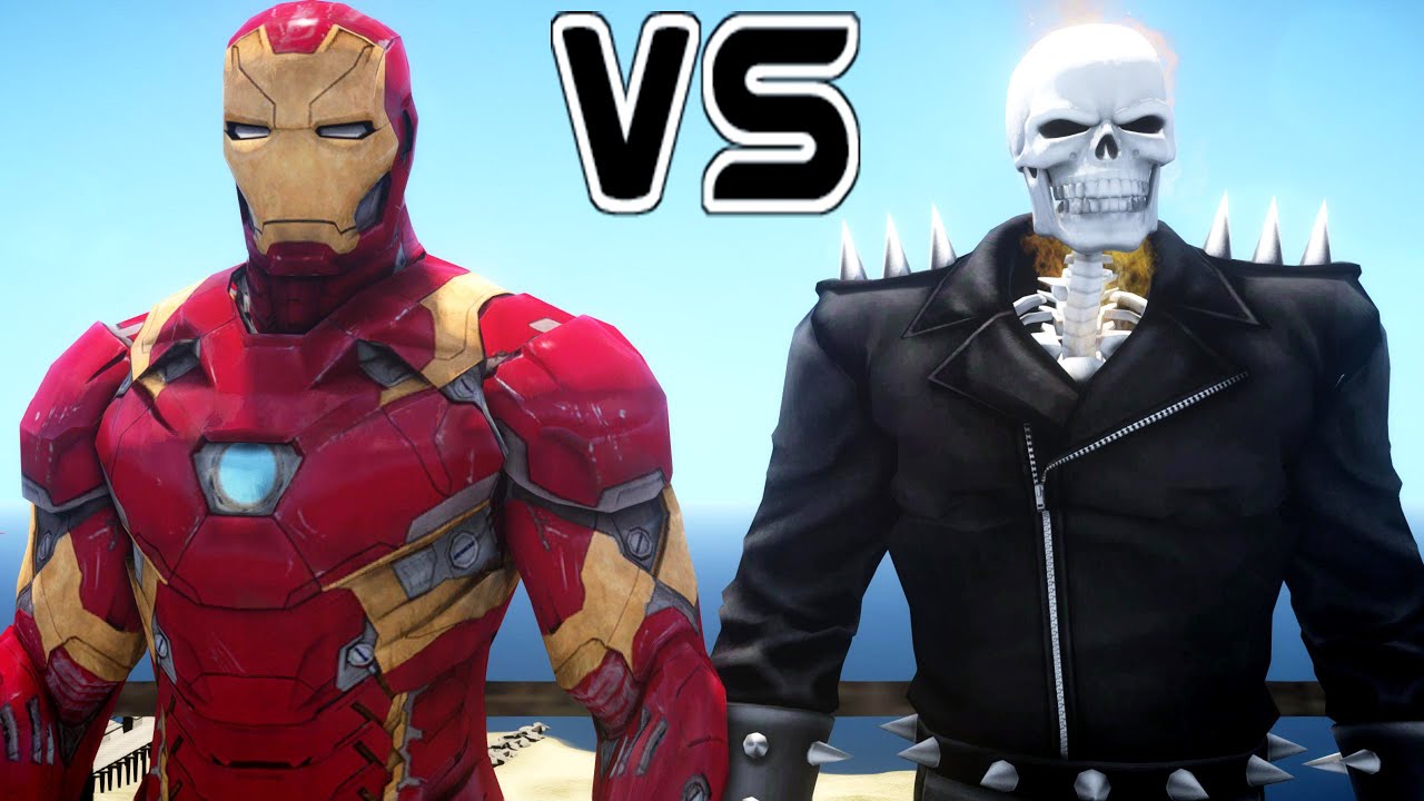 IRON MAN VS GHOST RIDER - EPIC BATTLE - YouTube