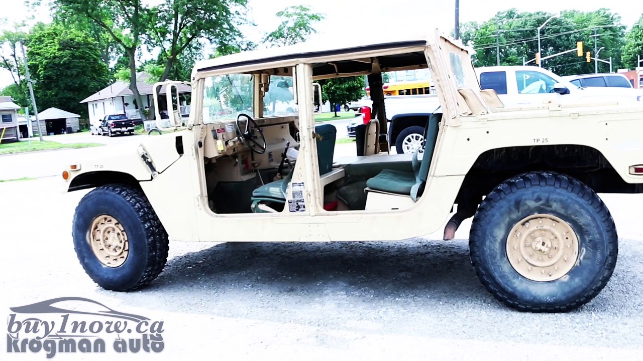 Hummer (Hummvee) AM General 1988 (Desert Storm Model) - YouTube