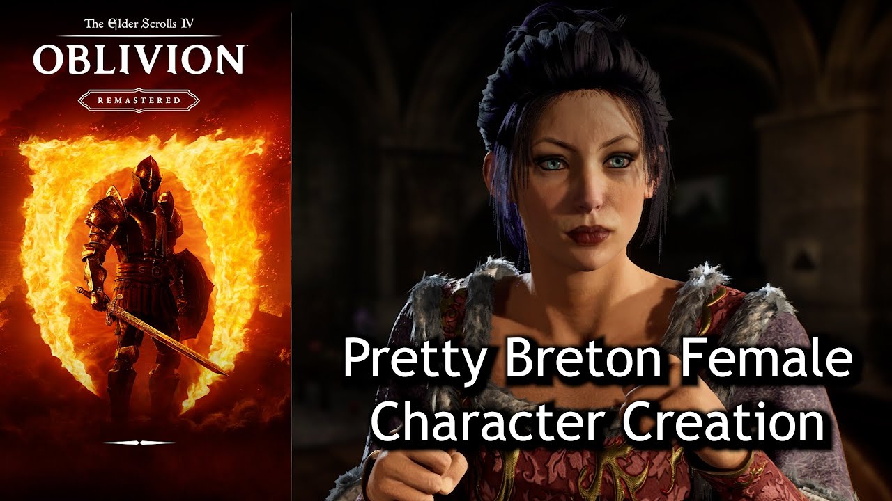 How to Make a Pretty Female Breton in The Elder Scrolls IV Oblivion ...