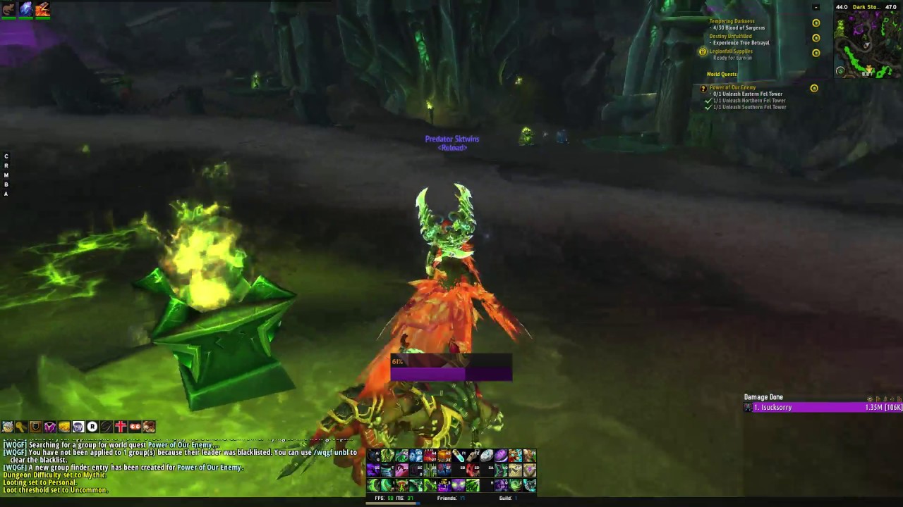 Power of Our Enemy | WoW World Quest - YouTube