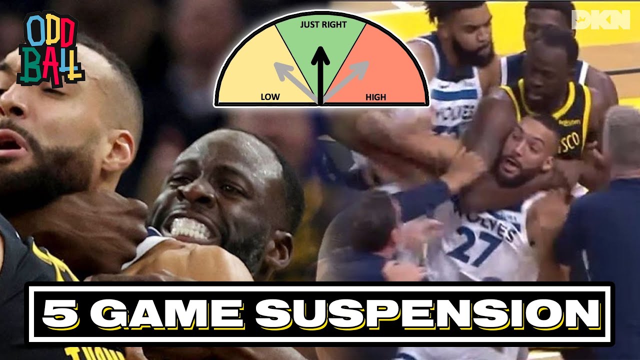 Draymond Green Is LUCKY To Only Be Suspended For 5 Games For Choking ...