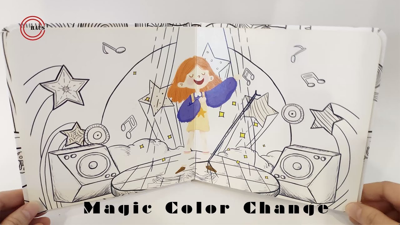 Magic Color Change Book - YouTube