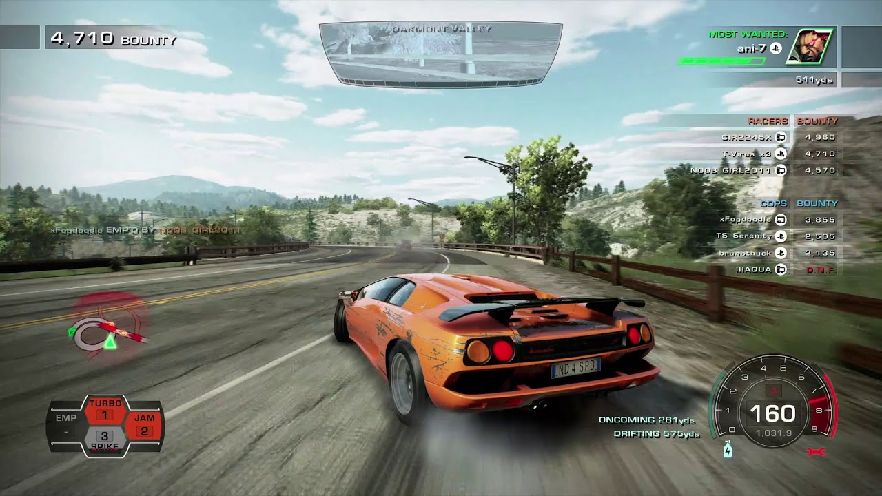 NFS HP Remastered Most Wanted Out Playing The Enemy - YouTube