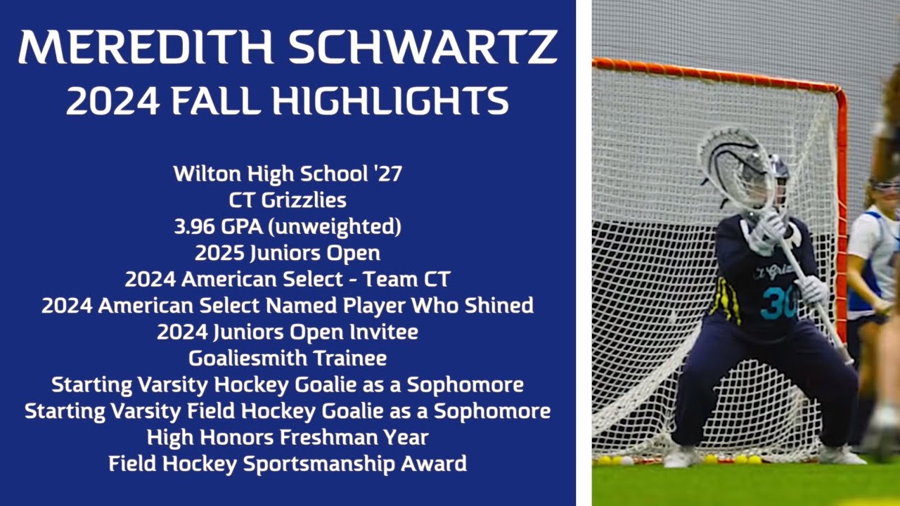 Meredith Schwartz (Class of 2027) 2024 Fall Lacrosse Highlights - YouTube