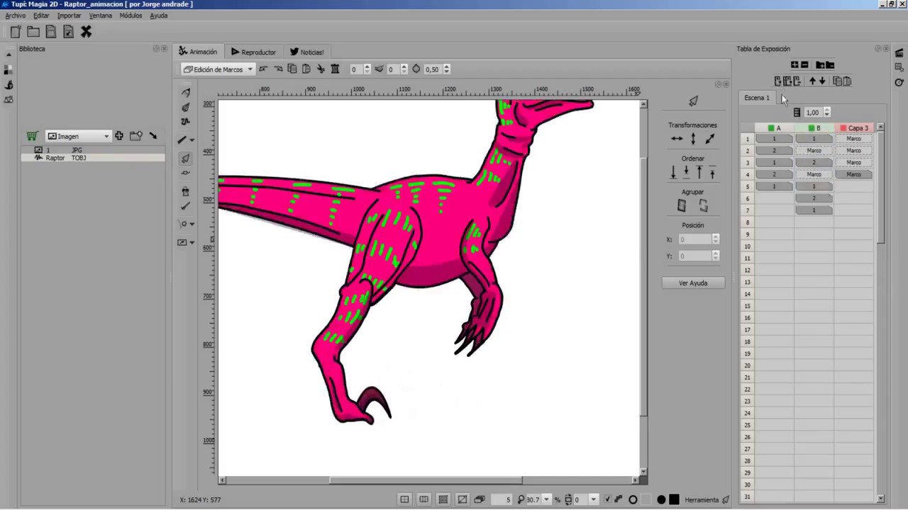 TupiTube Desk: Velociraptor walk by Jorge Andrade - YouTube