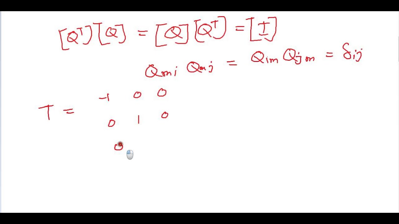 Tensor 12 | Orthogonal Tensor - YouTube