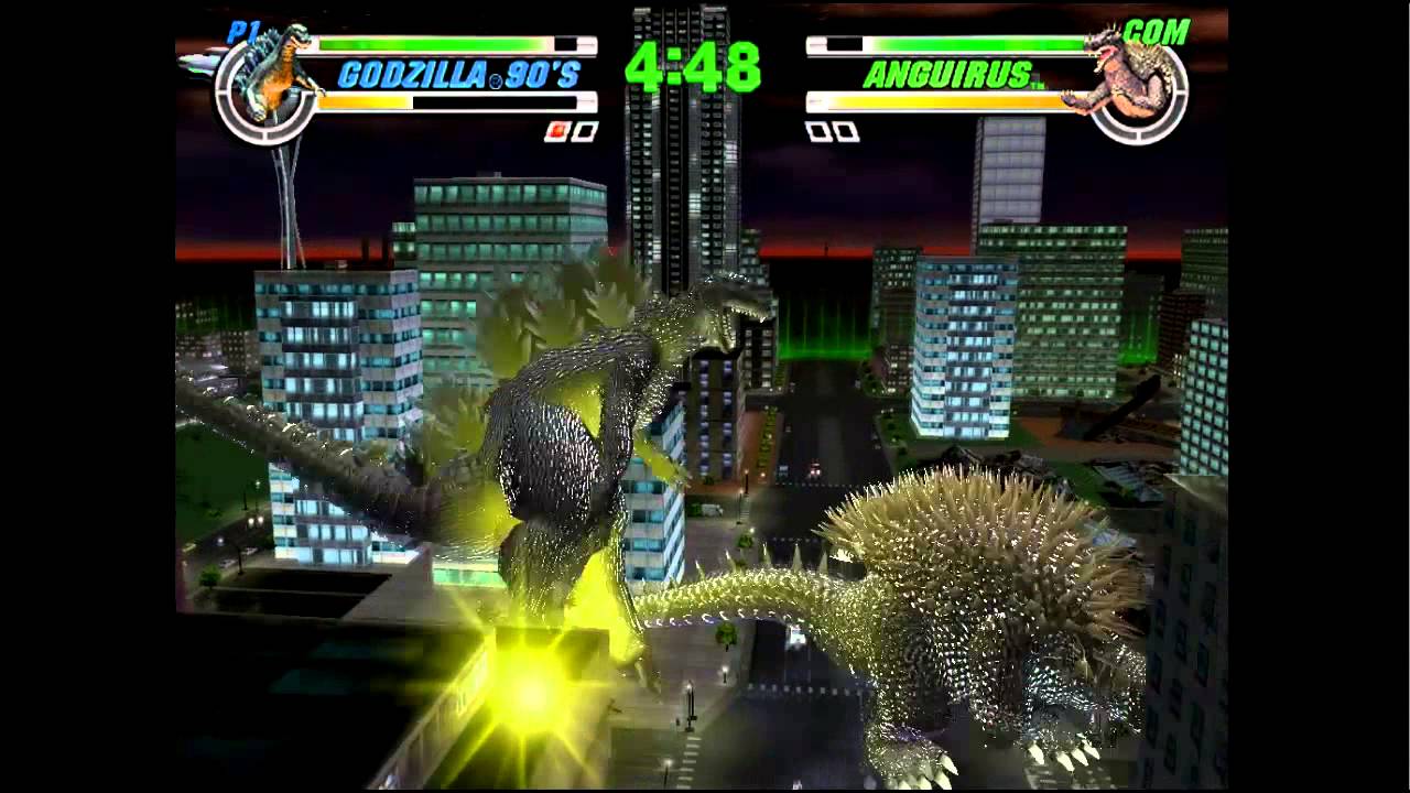 Godzilla Destroy All Monsters Melee: Godzilla vs Anguirus - YouTube