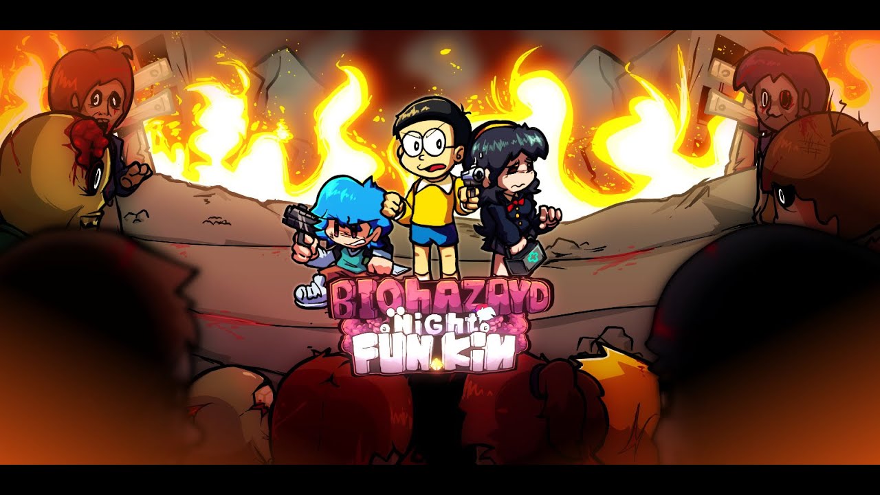 Friday Night Funkin' Vs Nobita's BIOHAZARD Night Funkin DEMO! (FNF/Mod ...