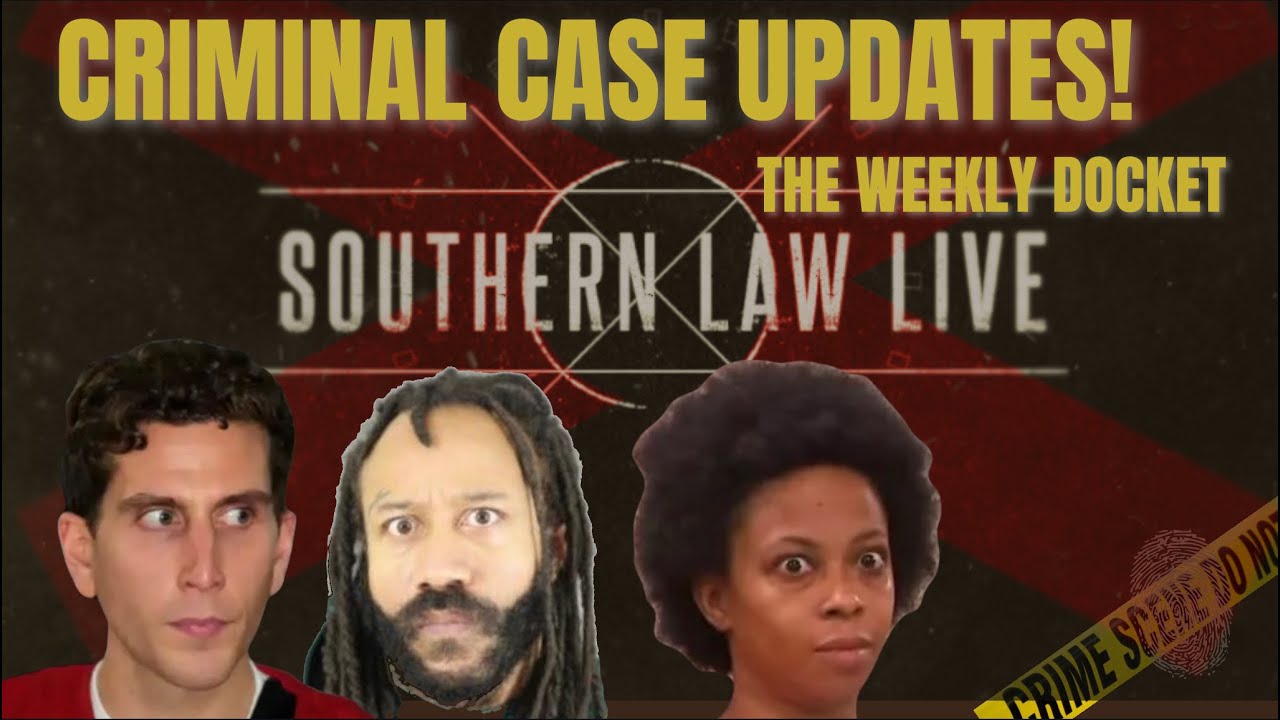 Weekly Docket: Criminal Case Update Roundup! - YouTube