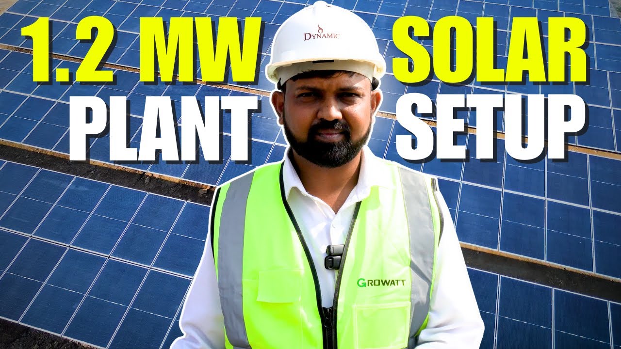 1 Megawatt Solar Power Plant | Best Practices and Engineering | Ground ...