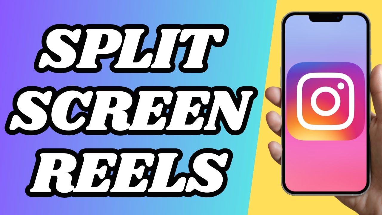 How To Do Split Screen On Instagram Reels - YouTube