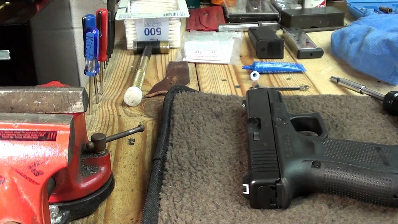 GLOCK SIGHT INSTALLATION (CLOSE UP) - YouTube