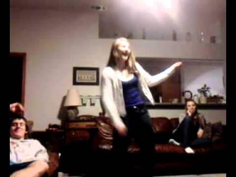 Kaitlin walls trying to dance - YouTube