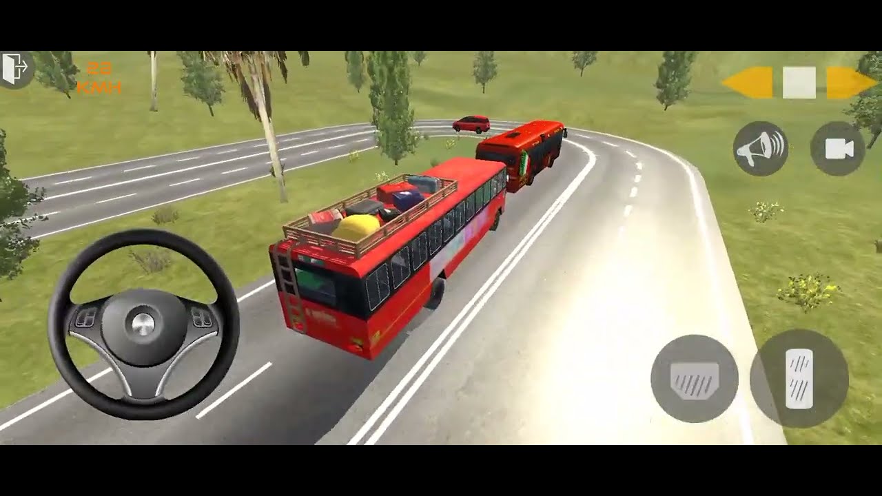Bus Wala game Indian overloaded Sleeper Bus Simulator GamePlay - YouTube