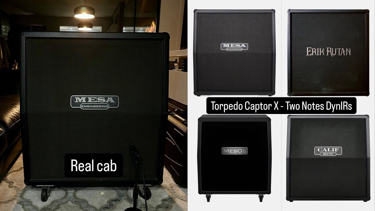 Mesa Boogie Oversized 4x12 - Real cab vs Torpedo Captor X DynIRs - YouTube