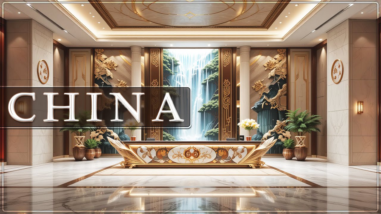 Chinese hotel reception desks - YouTube