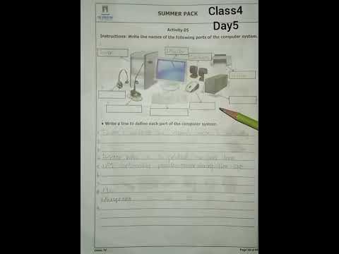 class 4 | activity no 5 | computer science | summer pack 2023 - YouTube