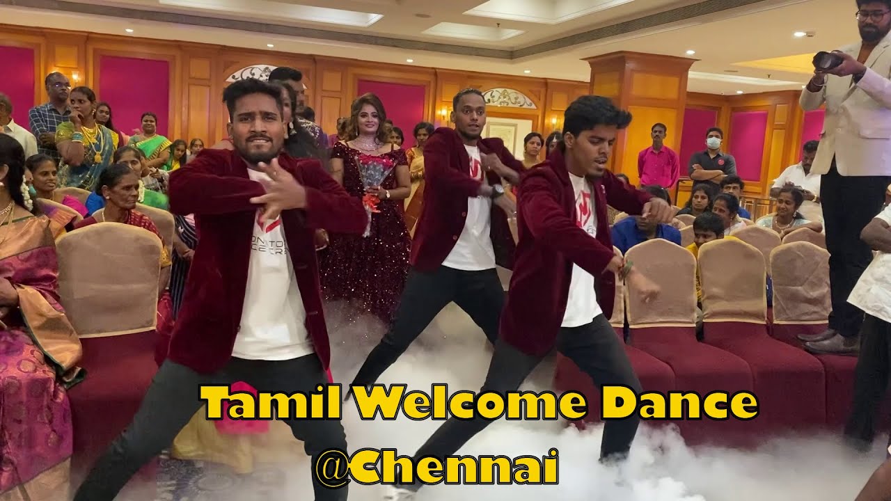 Tamil marriage welcome dance @chennai | wedding welcome dance | Nonstop ...