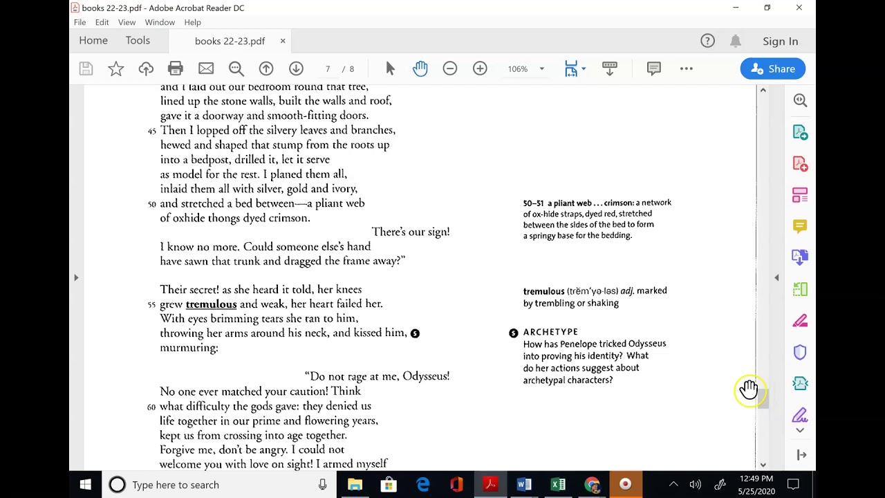 The Odyssey - Book 23 - YouTube