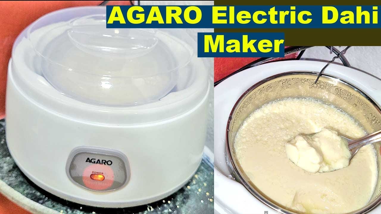 AGARO Classic Electric CURD / Yogurt Maker | Dahi Making Machine | Sure ...