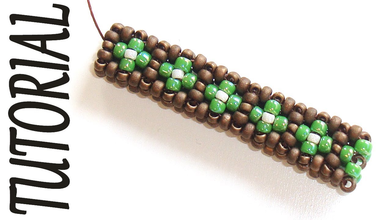 Cubic RAW beading Tutorial with Pictures - 2 Rows CRAW Pattern - Bead ...