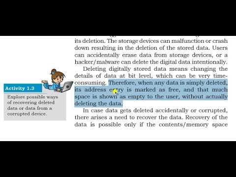 Data Capturing, Storage, Retrieval, Deletion and Recovery - YouTube