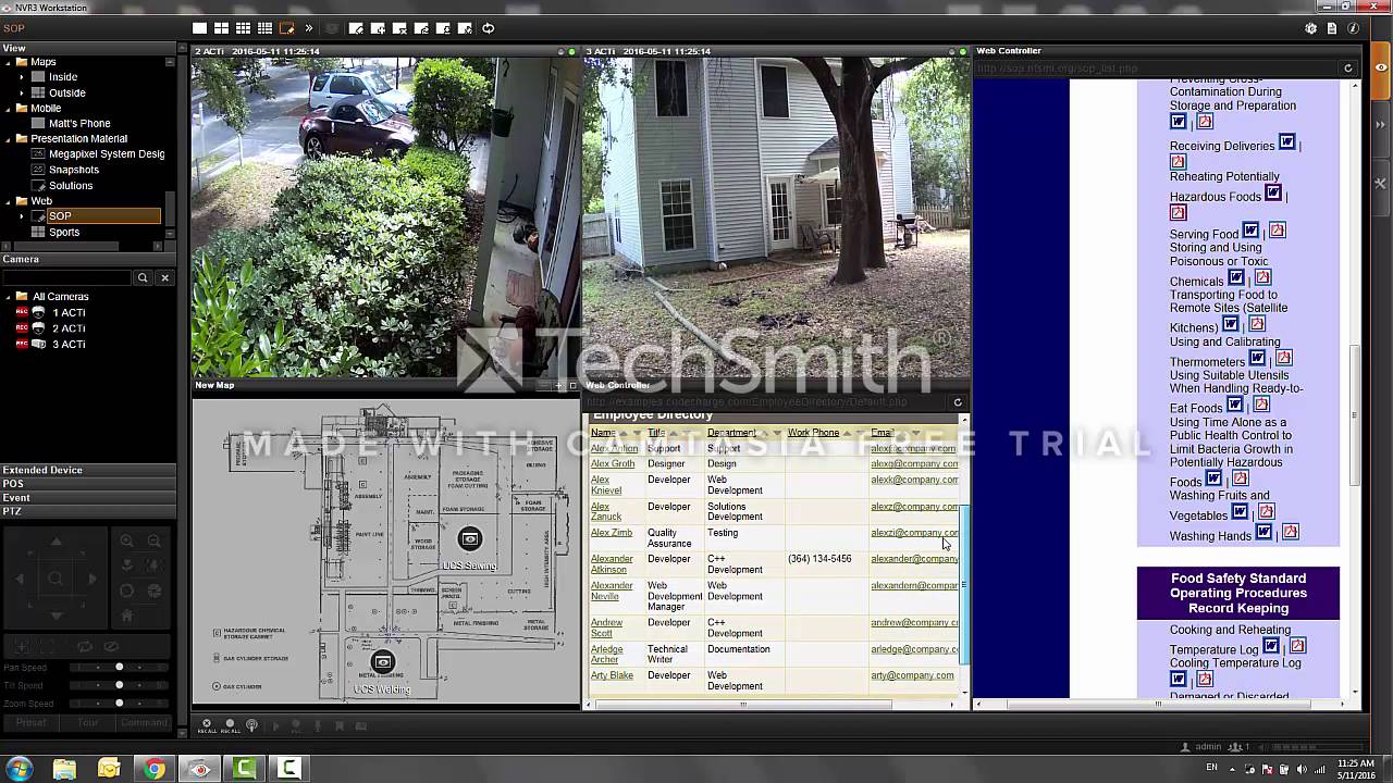 How to use embedded websites in NVR layout - YouTube