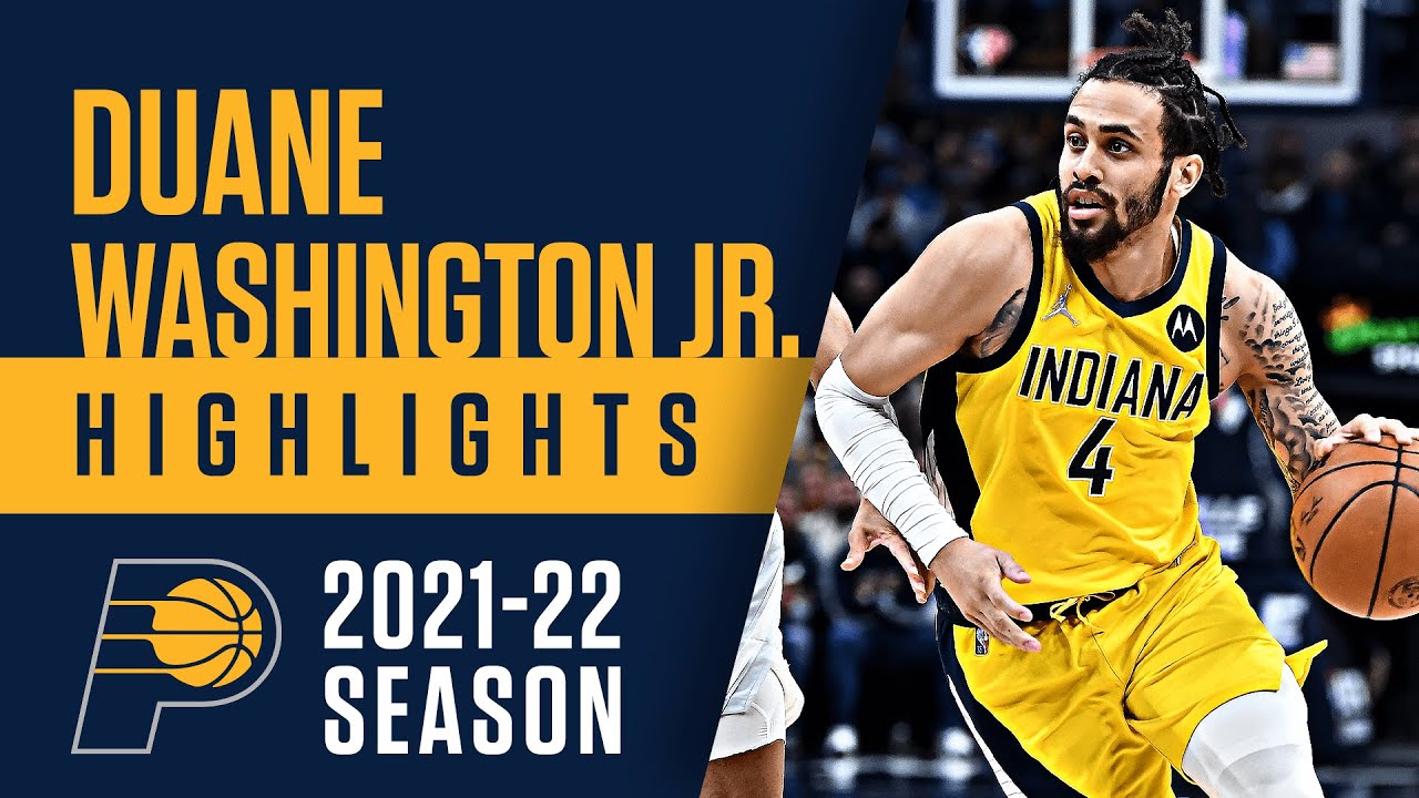 Duane Washington Jr. 2021-22 Highlights | Indiana Pacers - YouTube