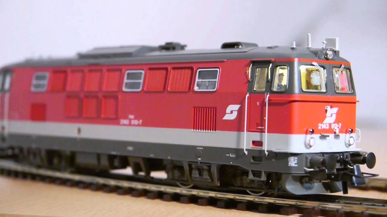 ROCO BR 2143 (8-Zylinder) mit Sound by LeoSoundLab - YouTube