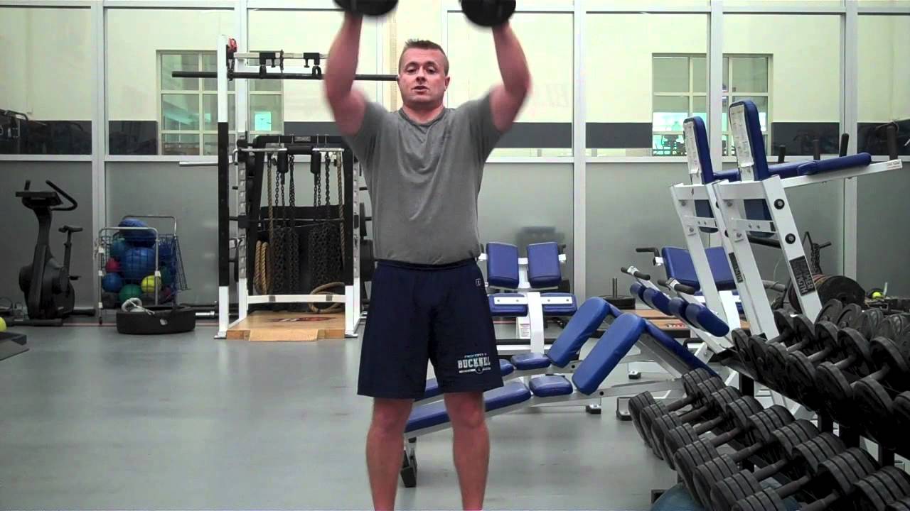 Dumbbell Shoulder Raise - YouTube