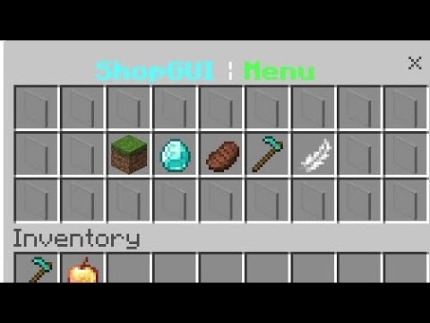 ShopGUI Plugin | PocketMine-MP 5.0.0 | ClickedTran_VN - YouTube