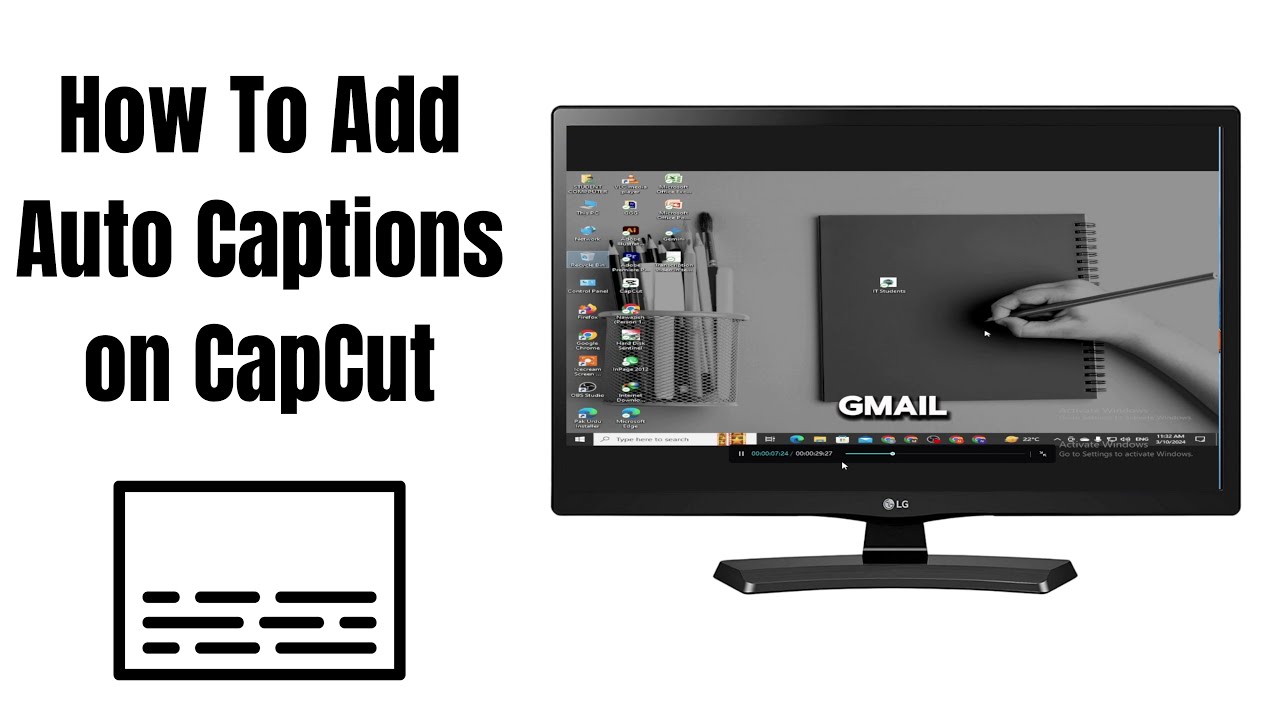 How To Add Auto Captions on CapCut PC - YouTube