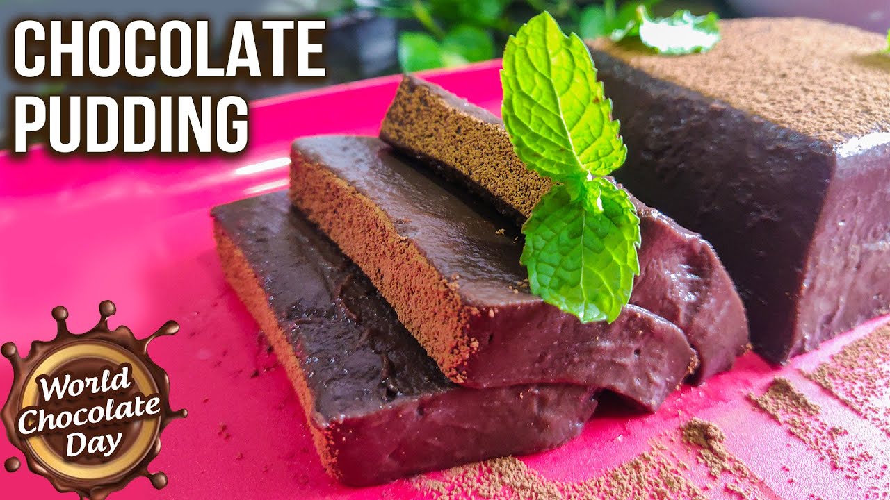 How To Make Chocolate Pudding | Chocolate Pudding Recipe | Eggless, No ...
