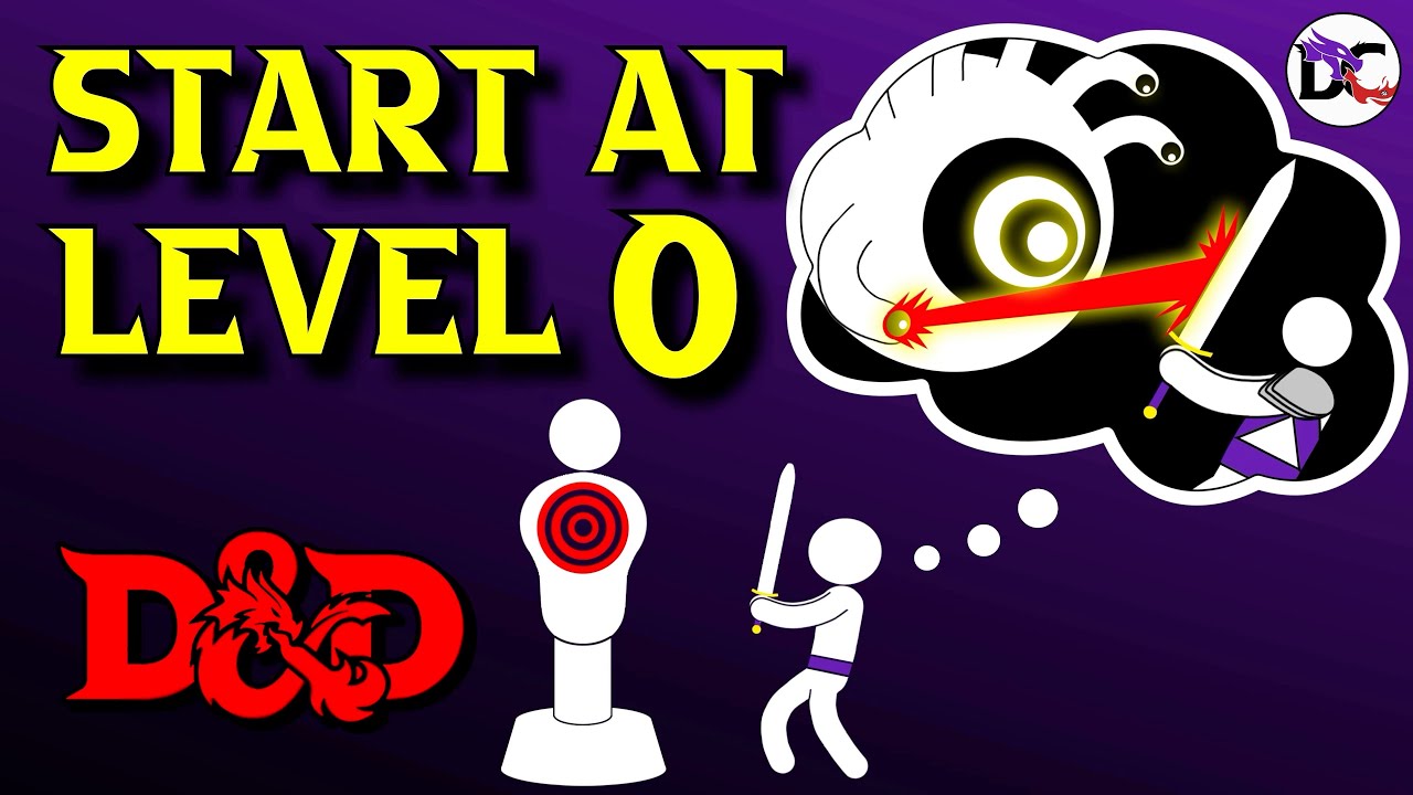 NEW Level 0 Character Creation | Play Your D&D Backstory - YouTube