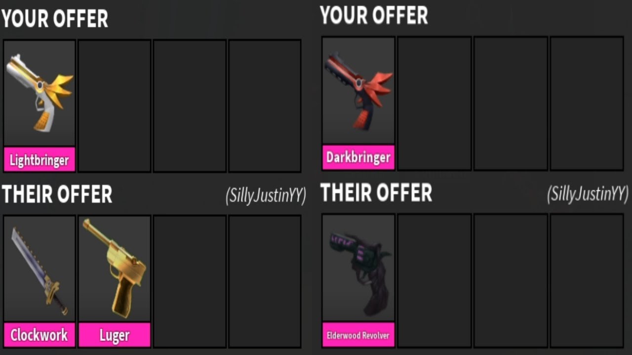 Trading my Lightbringer and Darkbringer! | Murder Mystery 2 | (Wisp ...