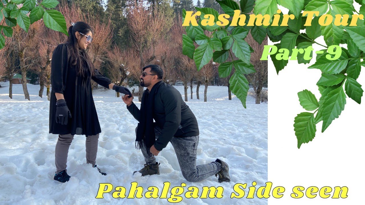 Kashmir Tour Part-9|Pahalgam Betaab Valley|Pahalgam local market ...
