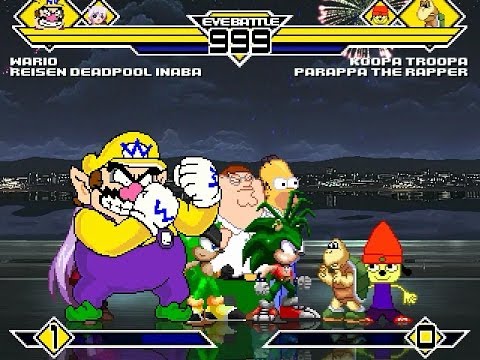 Team Wario vs Team Koopa Troopa 4v4 Patch MUGEN 1.0 Battle!!! - YouTube