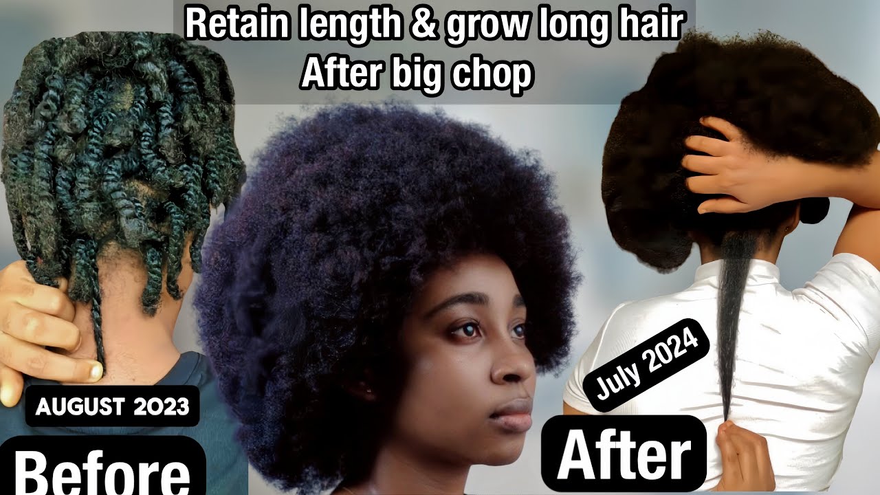 Do this to retain length after after mini braids takedown/ Revlon ...