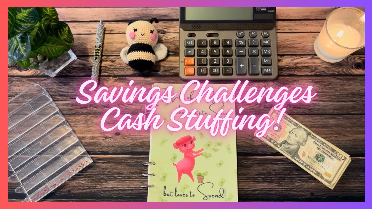 Savings Challenges Cash Stuffing & An IOU - YouTube